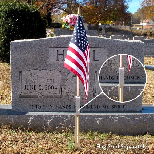 Cemetery Flag Holders - Large | Carrot-Top Flags