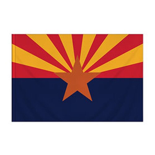 3' X 5' Nylon Arizona Flag Banner | Carrot-Top Flags