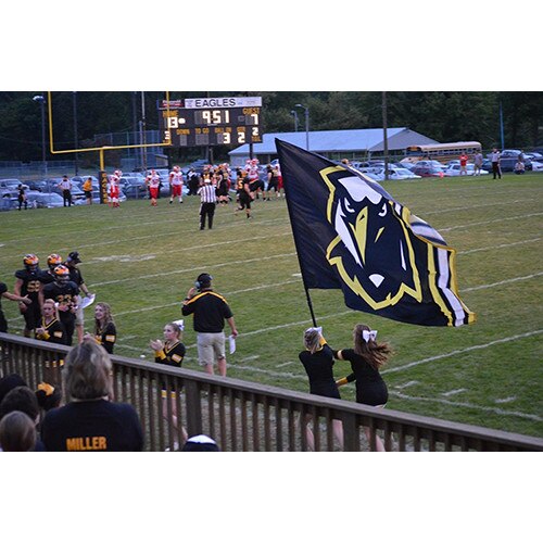Field Runner Flags - Custom Cheer Flags | Carrot-Top Flags