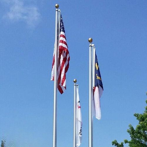 25 Ft Commercial Flagpole | Carrot-Top Flags