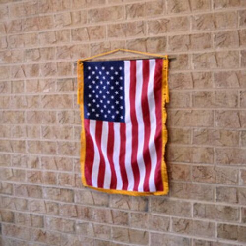 Indoor U.S Flag Banner | Carrot-Top Flags