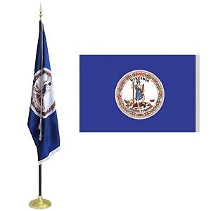 Virginia Flag Sets | Carrot-Top Flags