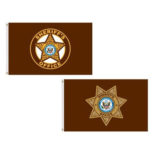 3' X 5' Sheriff'S Badge Flags | Carrot-Top Flags