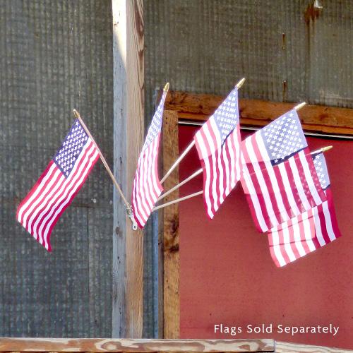 Stick Flag Holder - Holds 3 to 5 flags | Carrot-Top Flags